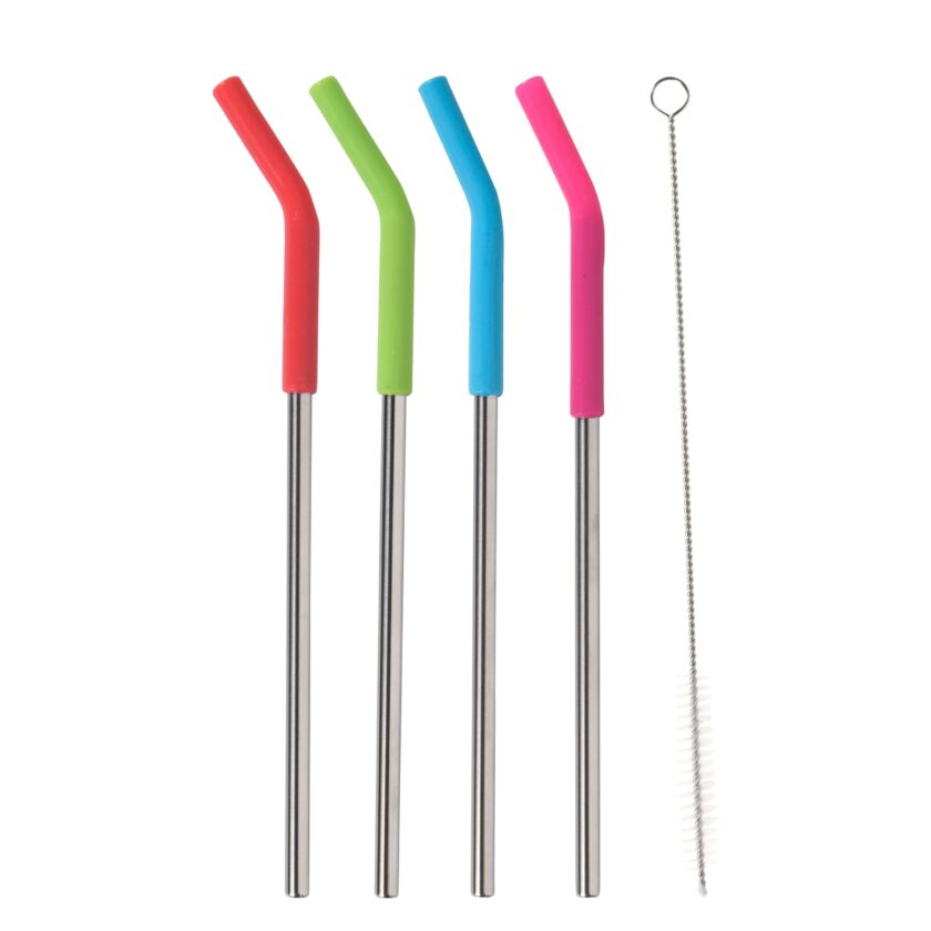 Strohhalm aus Edelstahl 4er Set - Sofort Versand