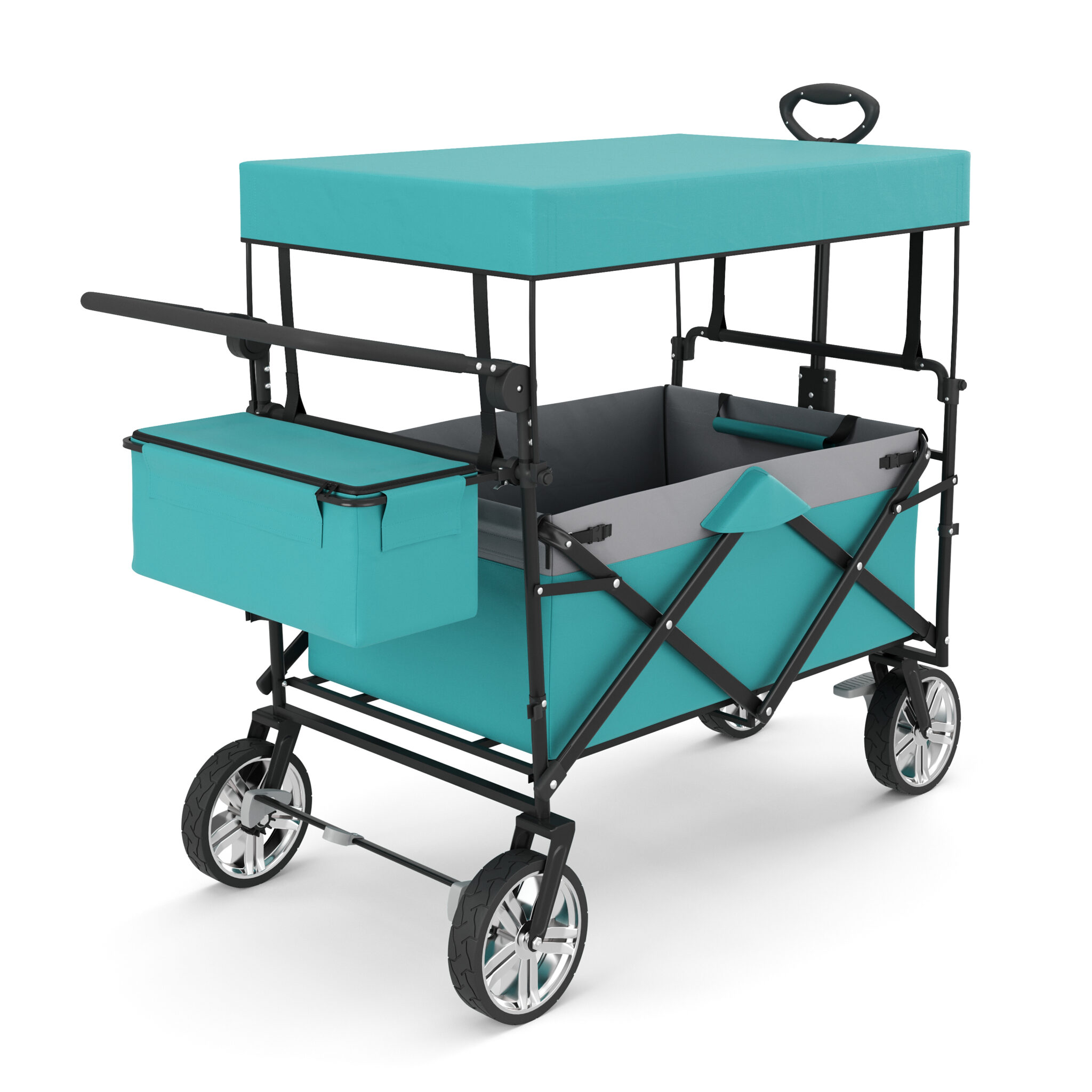 Bollerwagen Mit Dach Faltbar