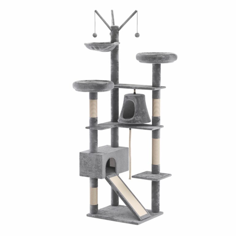Katzenbaum DANA 190 cm grau - Sofort Versand